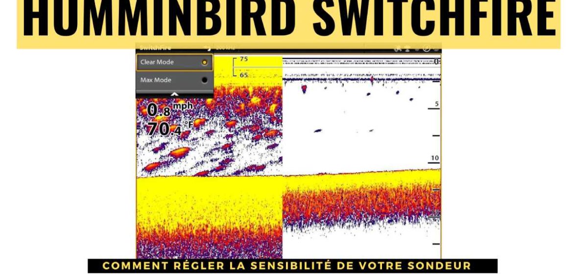 Humminbird Switchfire : le guide un écran de sondeur propre